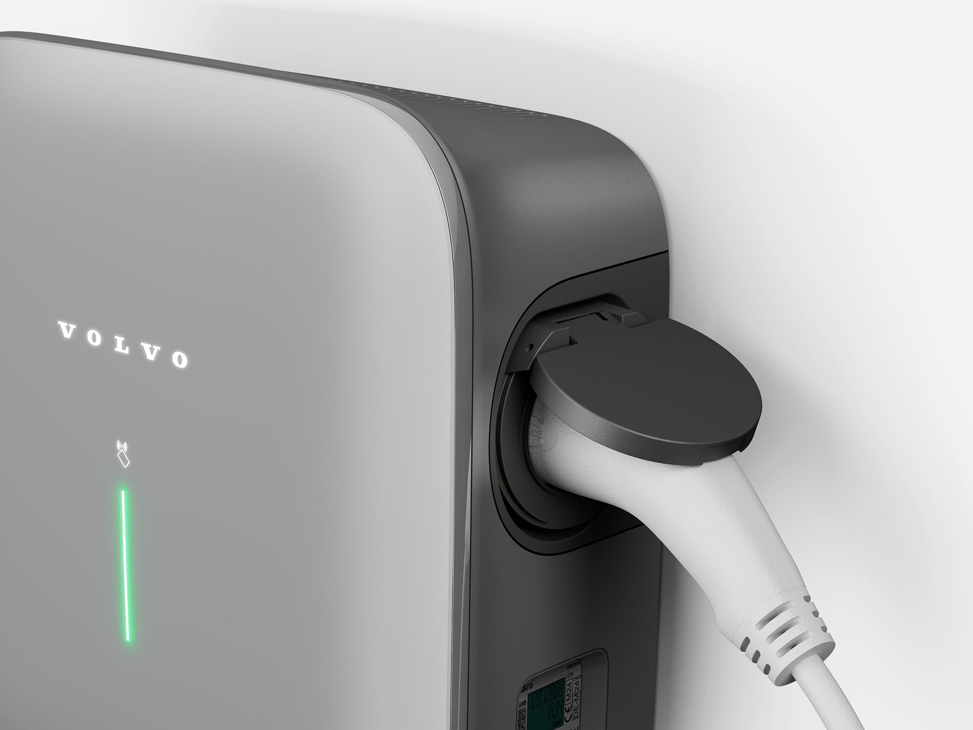Volvo wallbox com tomada & MID | Volvo Cars